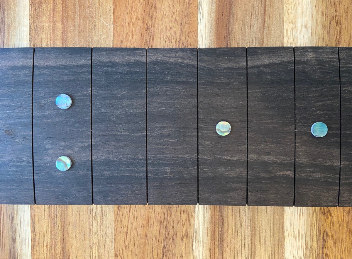 Wood + clamps: Natural Shell Inlays - Cascade Mountain Woodworking