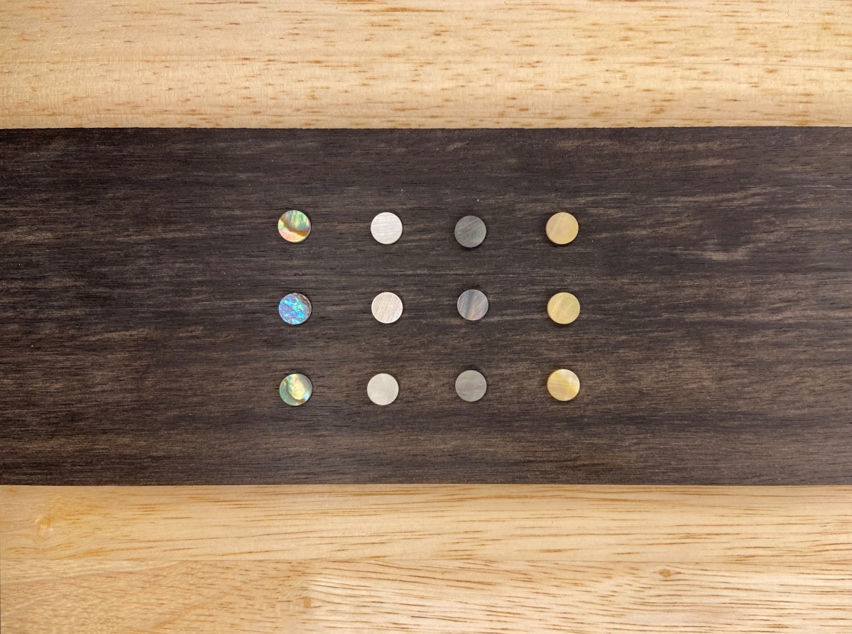 Wood + clamps: Natural Shell Inlays - Cascade Mountain Woodworking